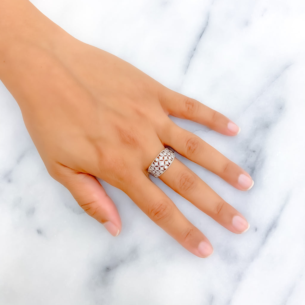 Exclusive Palatial Diamond + 18k Gold Ring – Andaaz Jewelers