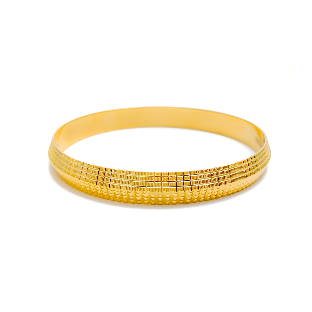 Charming Opulent Men's 22k Gold Bangle – Andaaz Jewelers