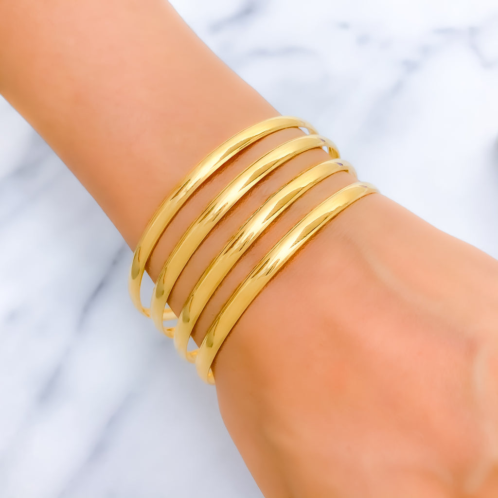 High Finish Everyday Bangles – Andaaz Jewelers
