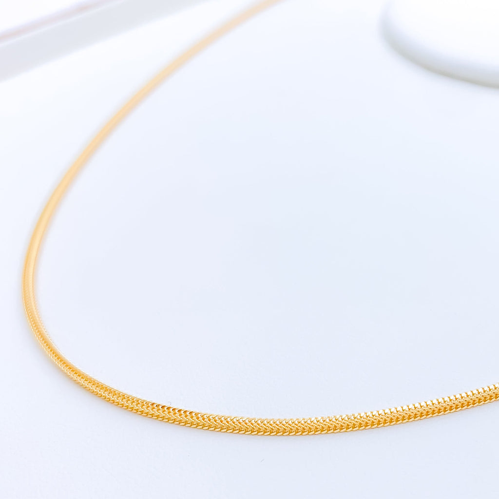 Classic Thin Fox Chain - 20" – Andaaz Jewelers