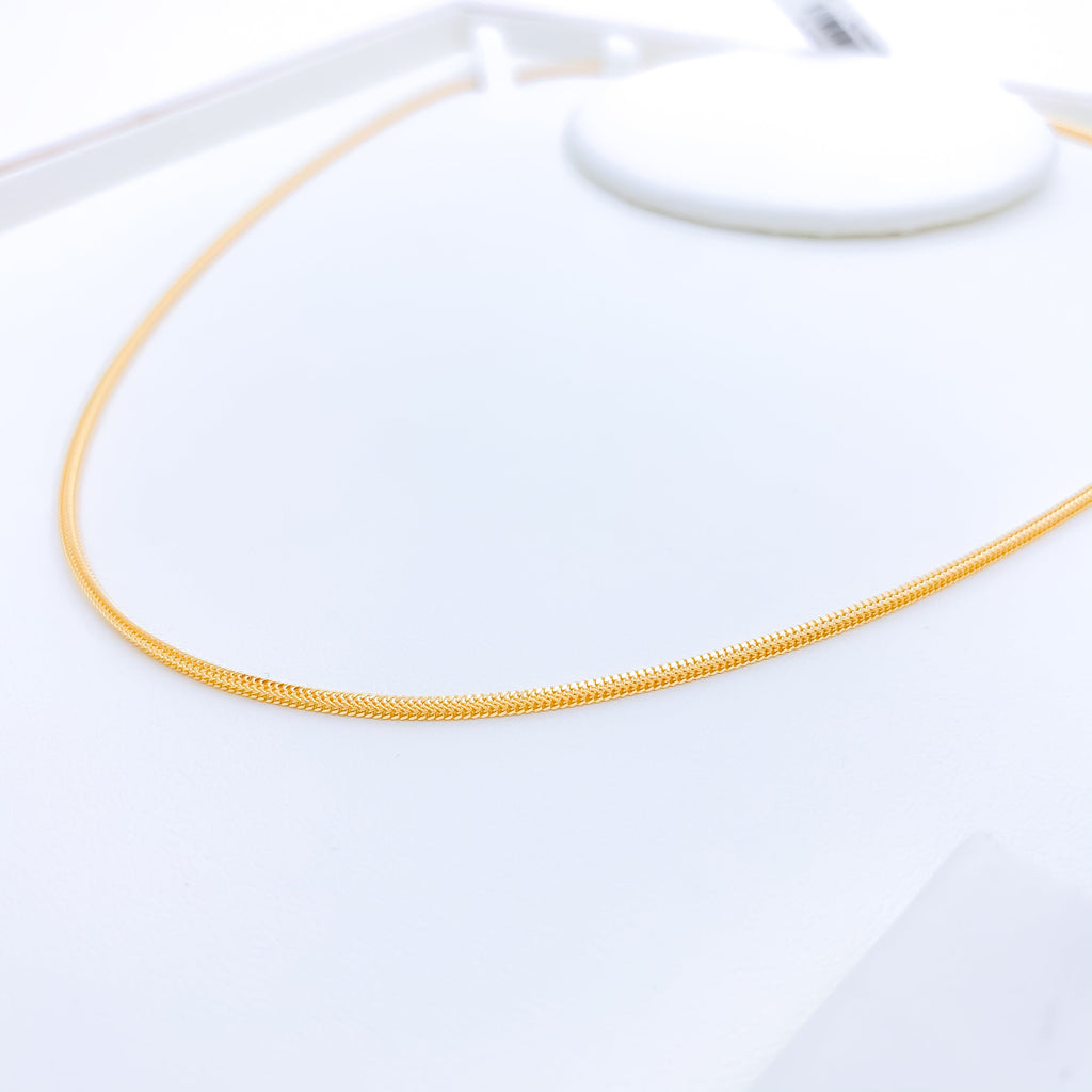 Classic Fox 22k Gold Chain - 20