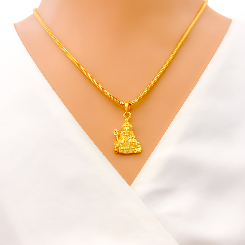High Finish 22k Gold Lord Murugan Pendant – Andaaz Jewelers