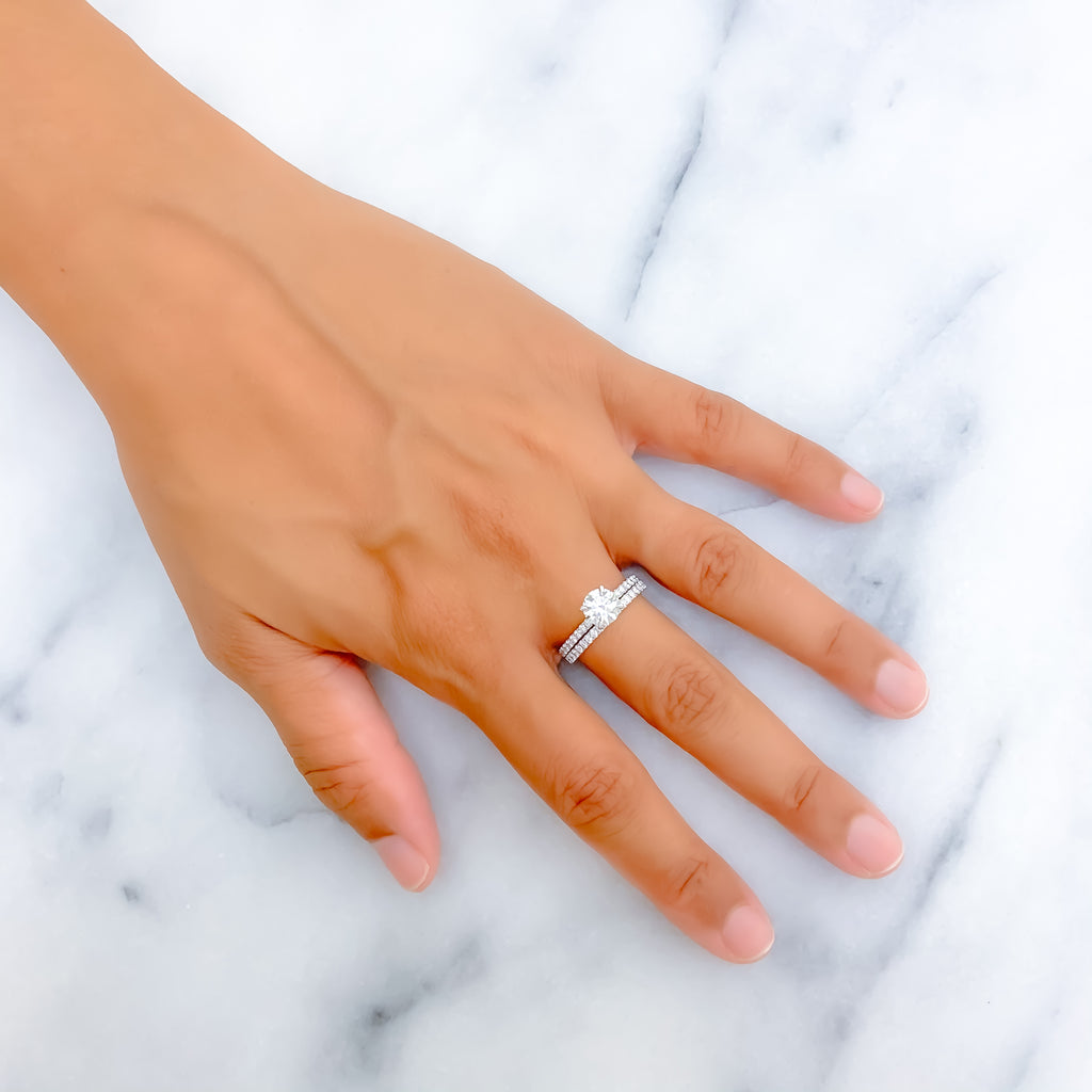 Luscious Diamond + 14k Gold Dual Band Ring – Andaaz Jewelers