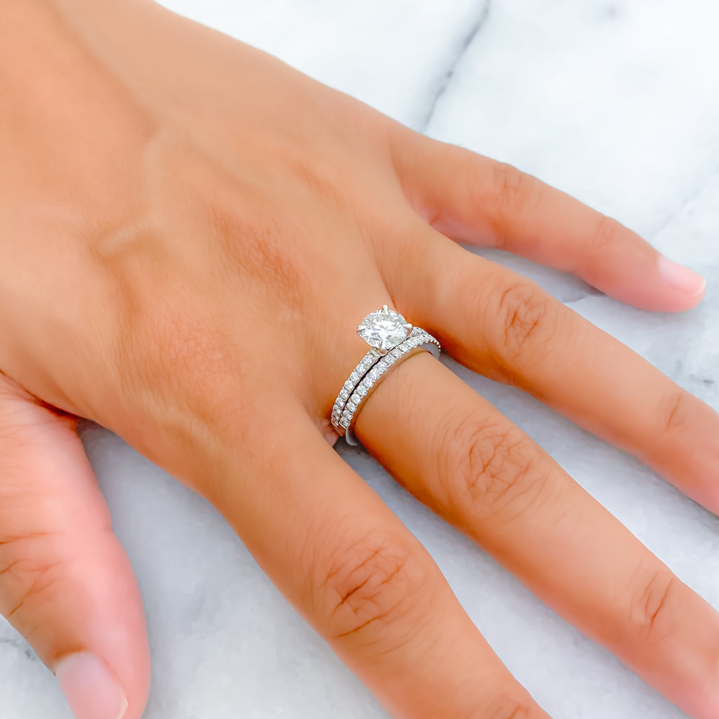 Luscious Diamond + 14k Gold Dual Band Ring – Andaaz Jewelers