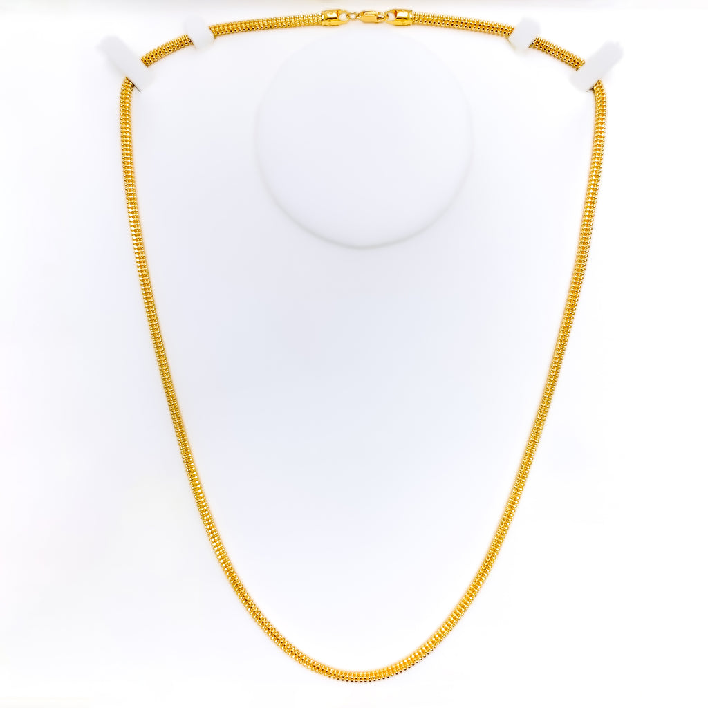 Extra Thick Hollow Round Bead Chain - 24" – Andaaz Jewelers