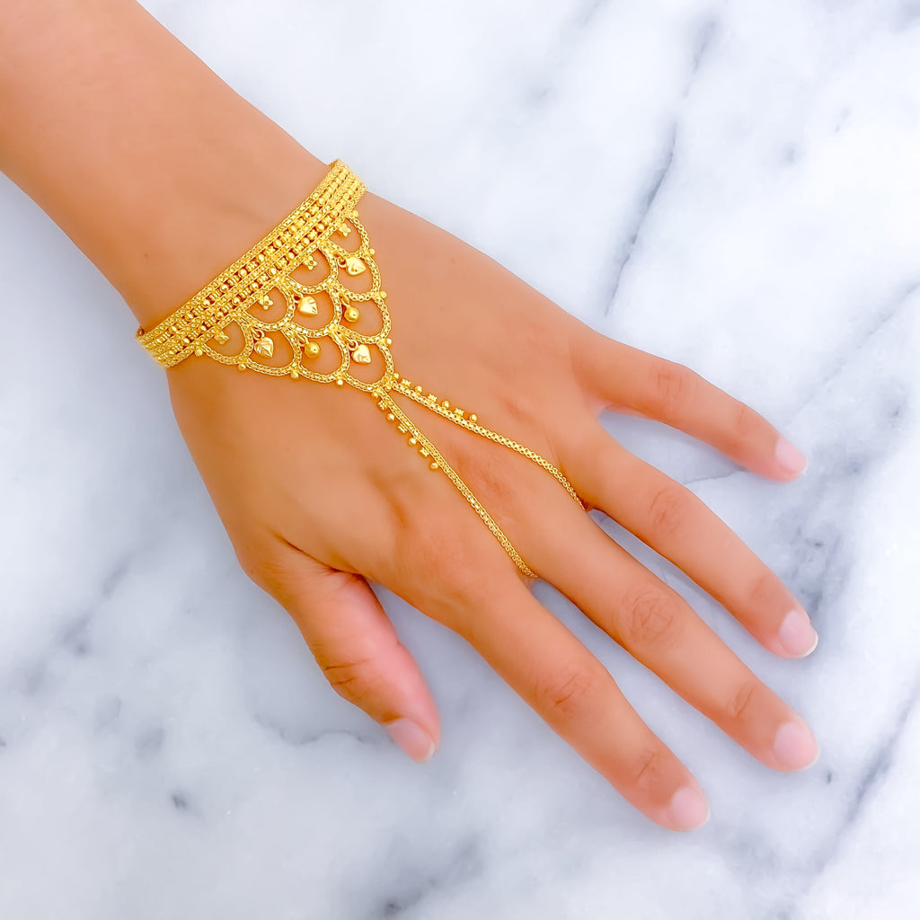 Classic Graduating Chain 22K Gold Panchangala – Andaaz Jewelers