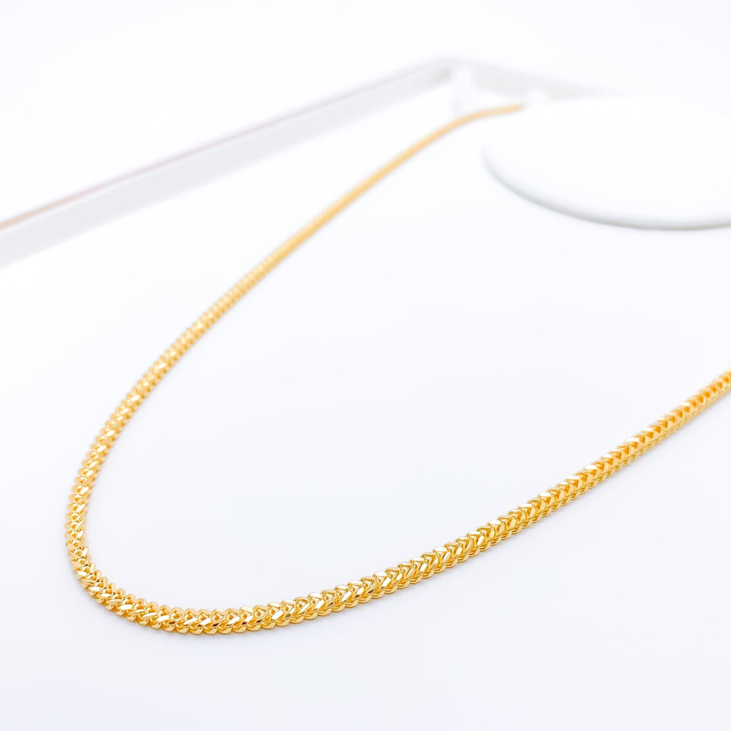 Classic Medium Thin Fox Chain - 20" – Andaaz Jewelers