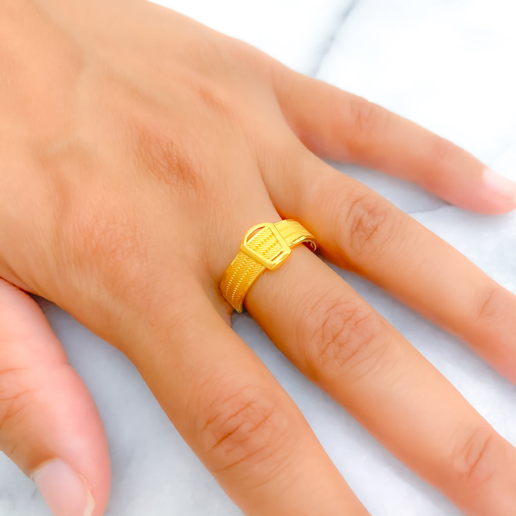 Iconic Artistic Turkish 22k Gold Ring – Andaaz Jewelers