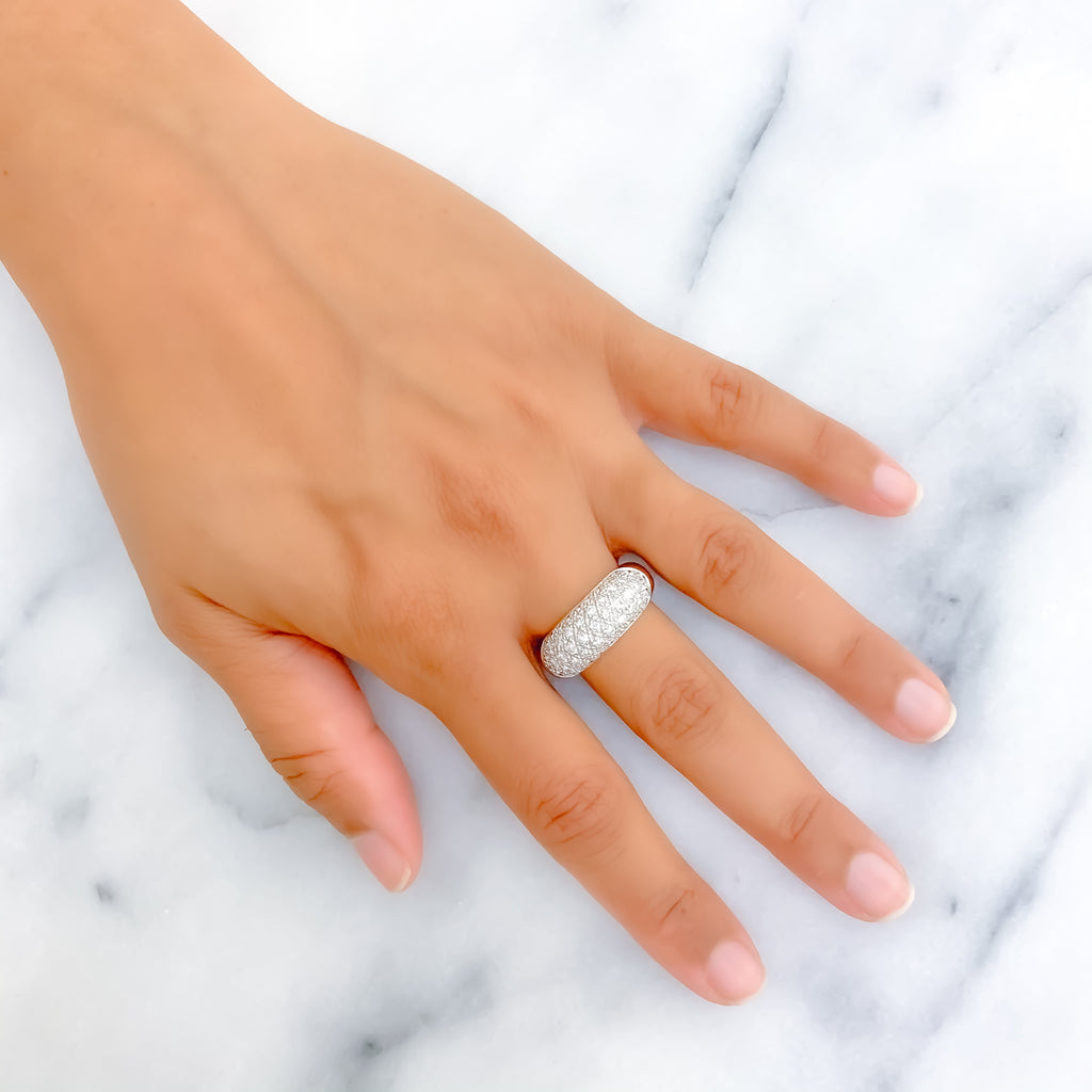 Upscale Dome Diamond + 18k Gold Ring – Andaaz Jewelers