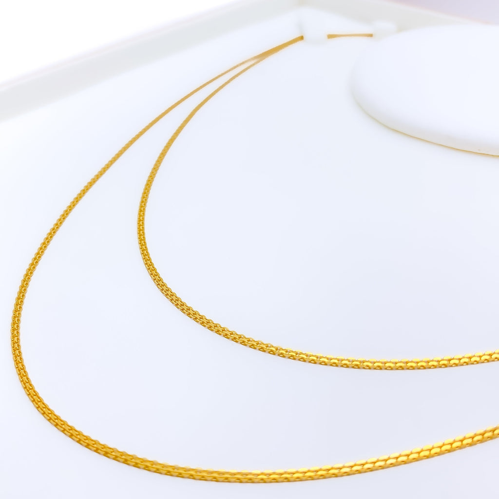 Thin Flat Link Chain - 20" – Andaaz Jewelers