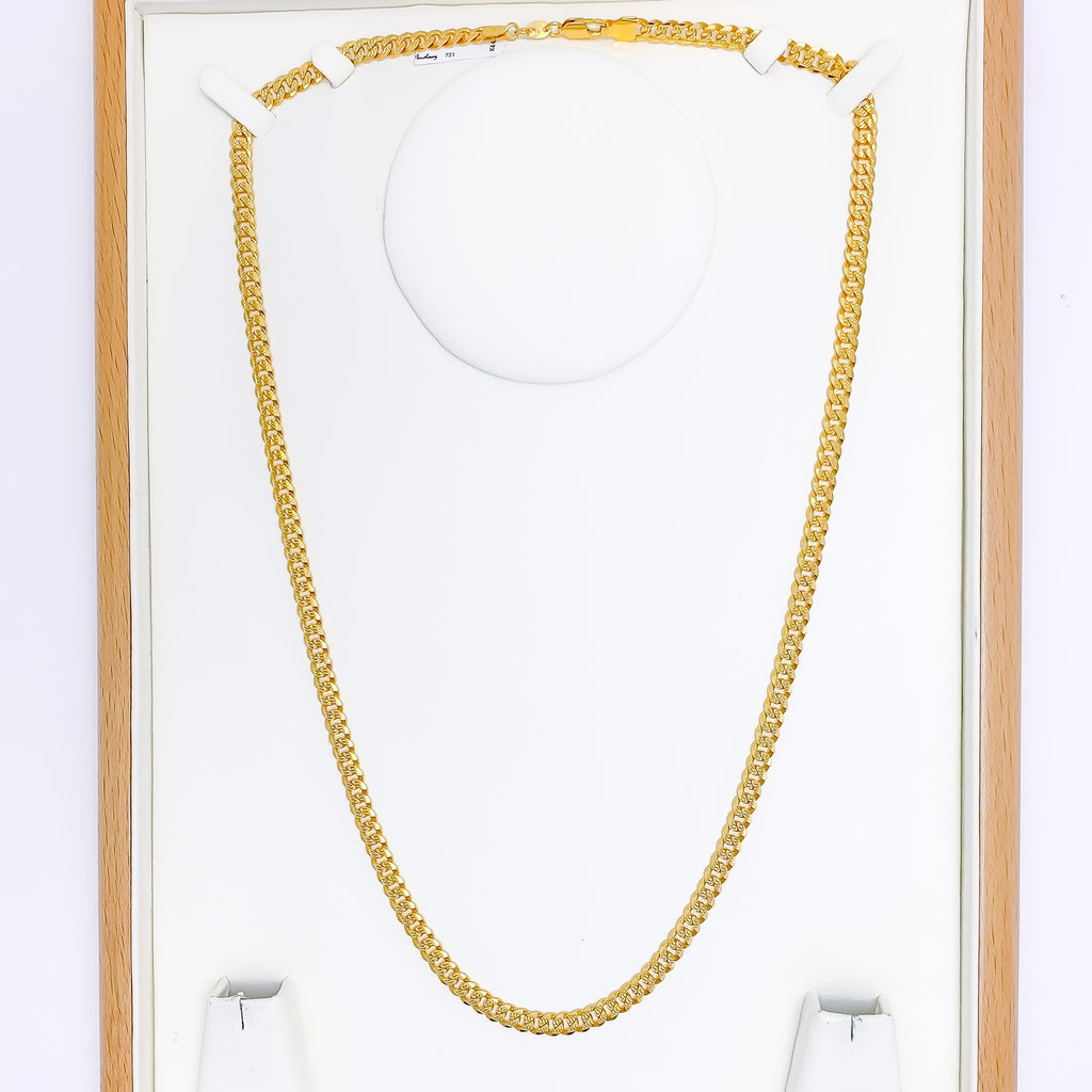 Heavy Solid Link Chain - 26" – Andaaz Jewelers