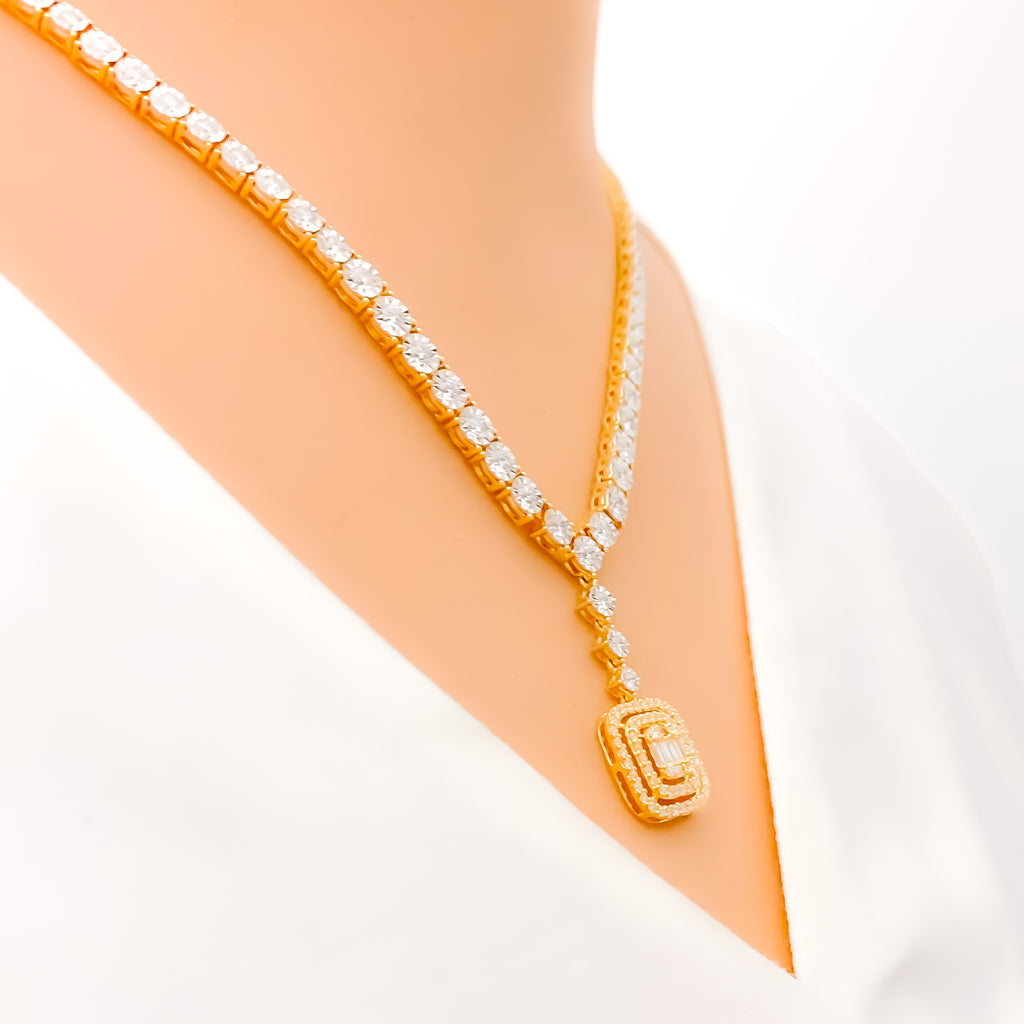 Classic Dazzling Diamond + 18k Gold Set – Andaaz Jewelers