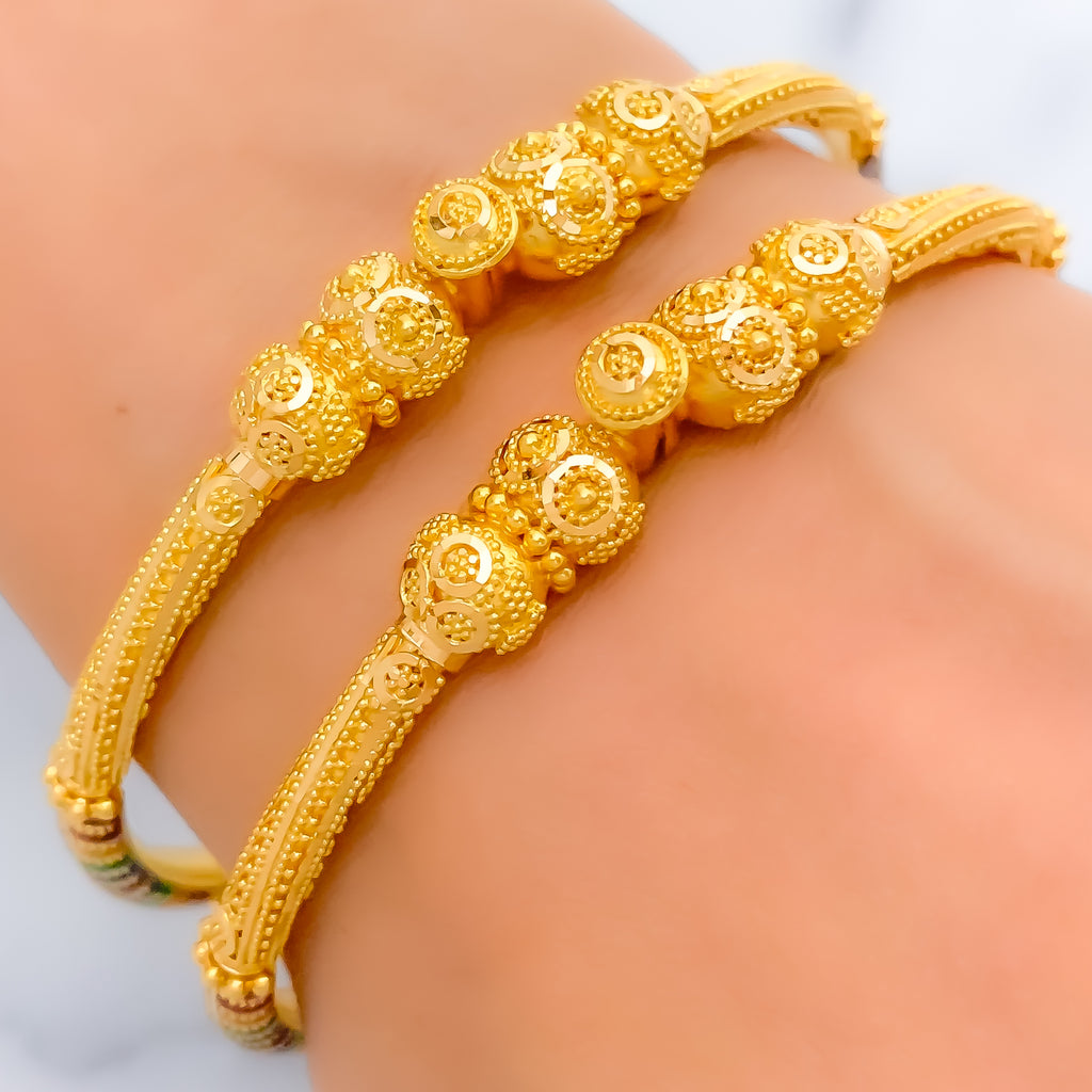 Elegant Slender Pipe Bangles – Andaaz Jewelers