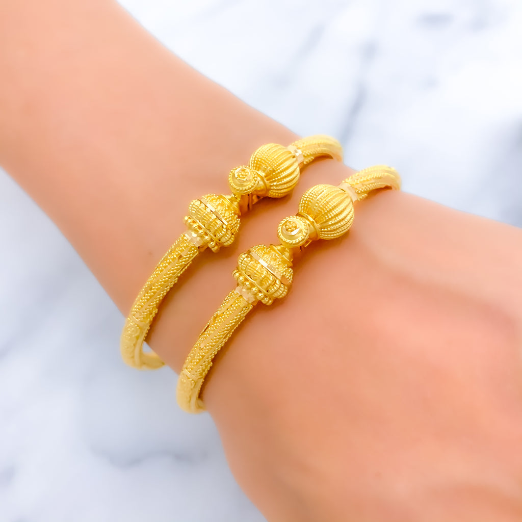 Classic Upscale Pipe Bangles – Andaaz Jewelers