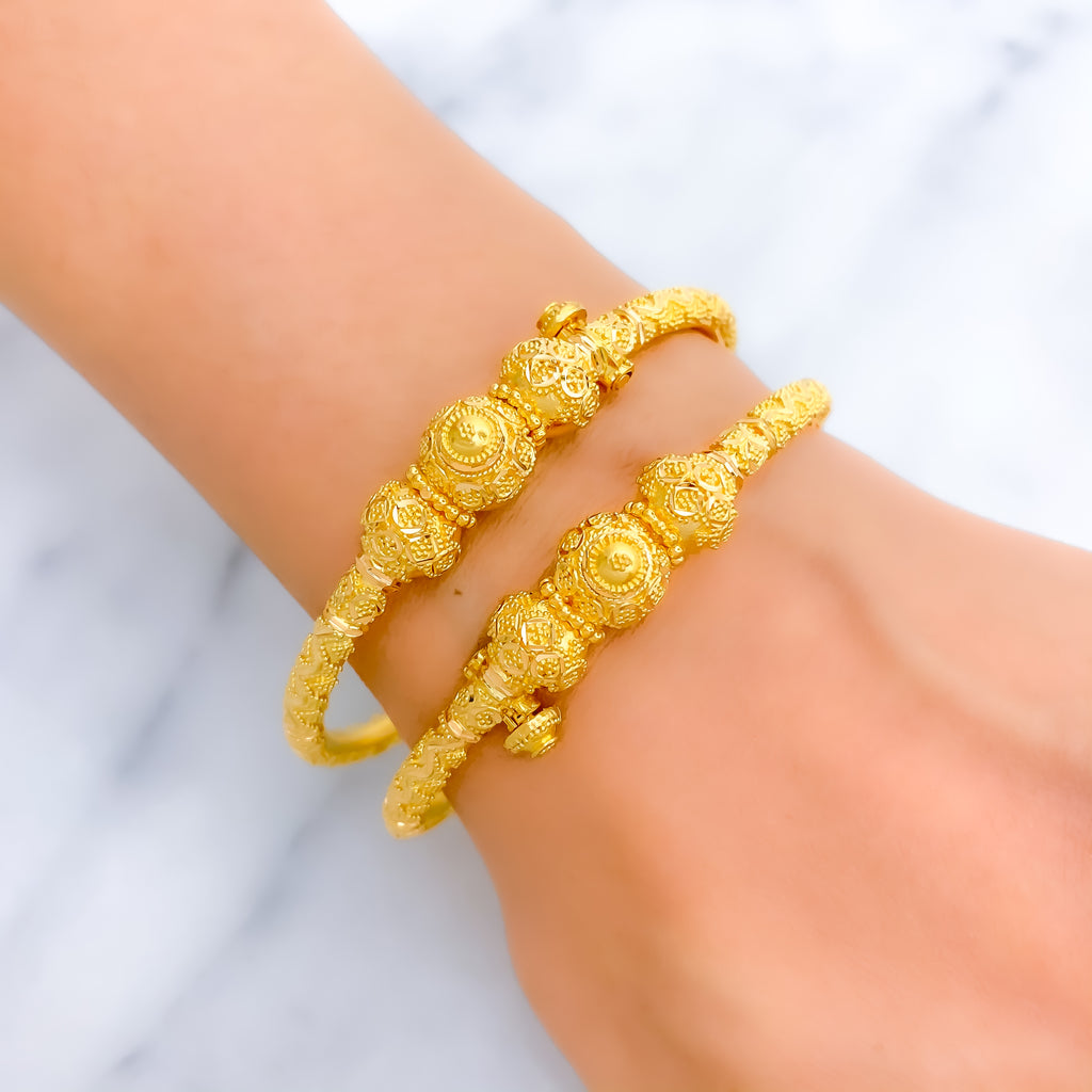 Classic Thin Screw Bangles – Andaaz Jewelers
