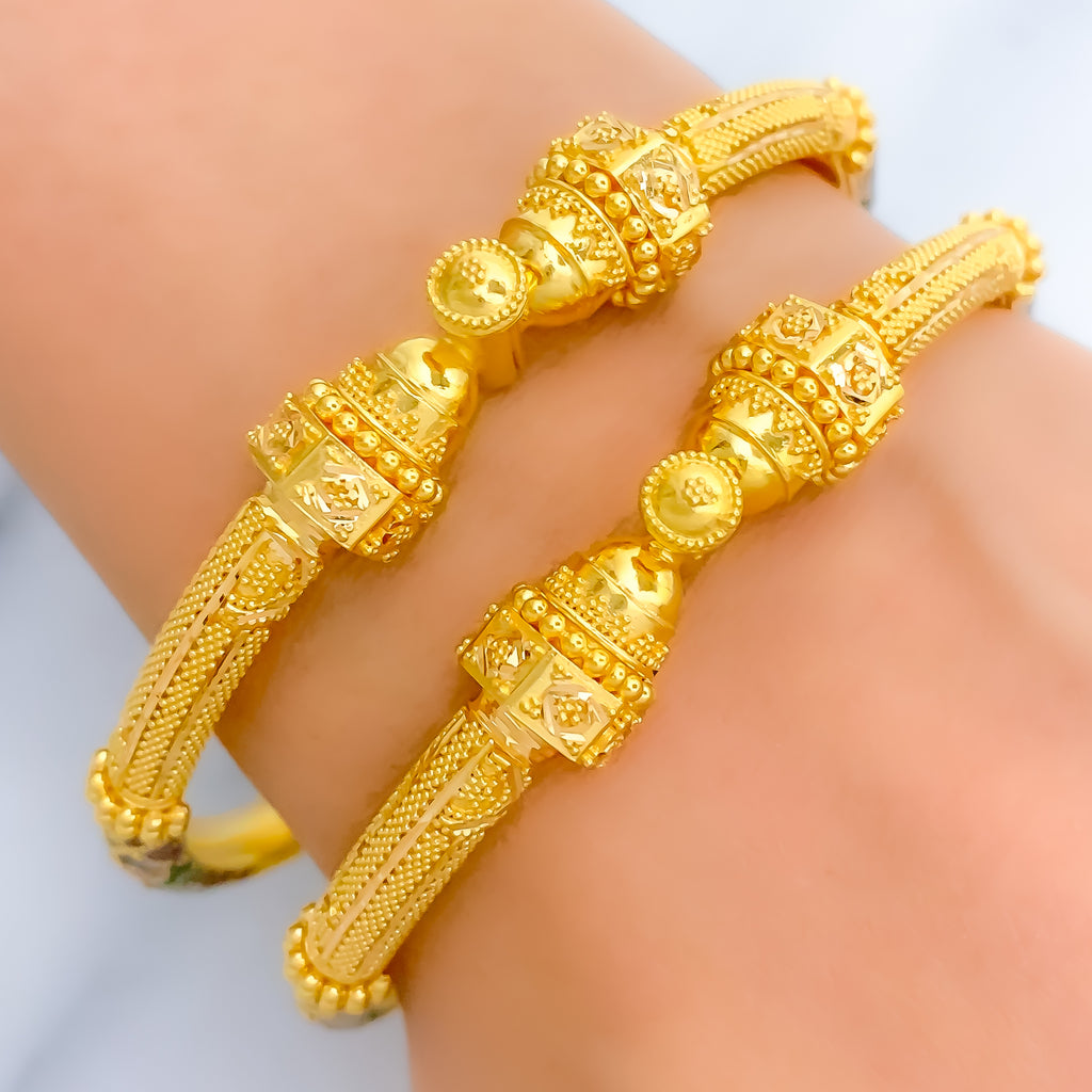 Vibrant Meena Pipe Bangles – Andaaz Jewelers