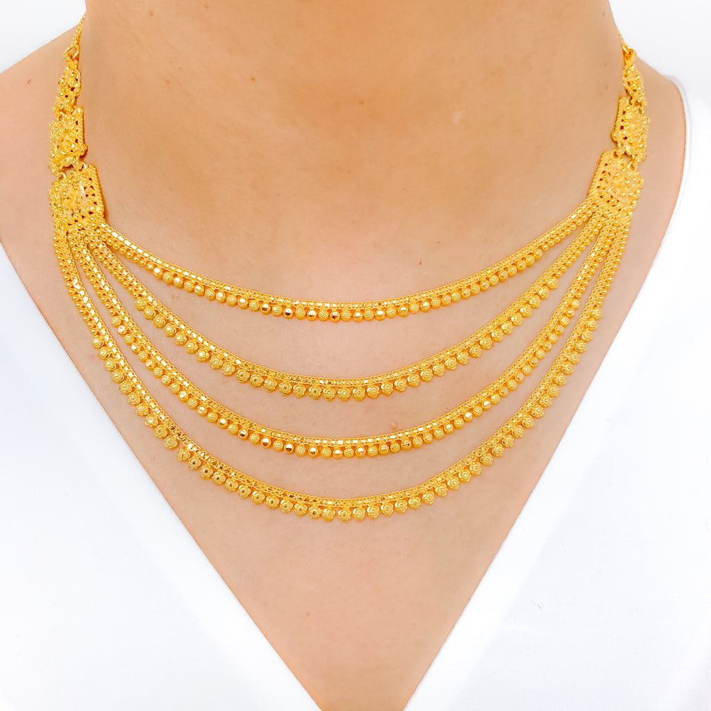 Grand Four Lara Gold Set – Andaaz Jewelers