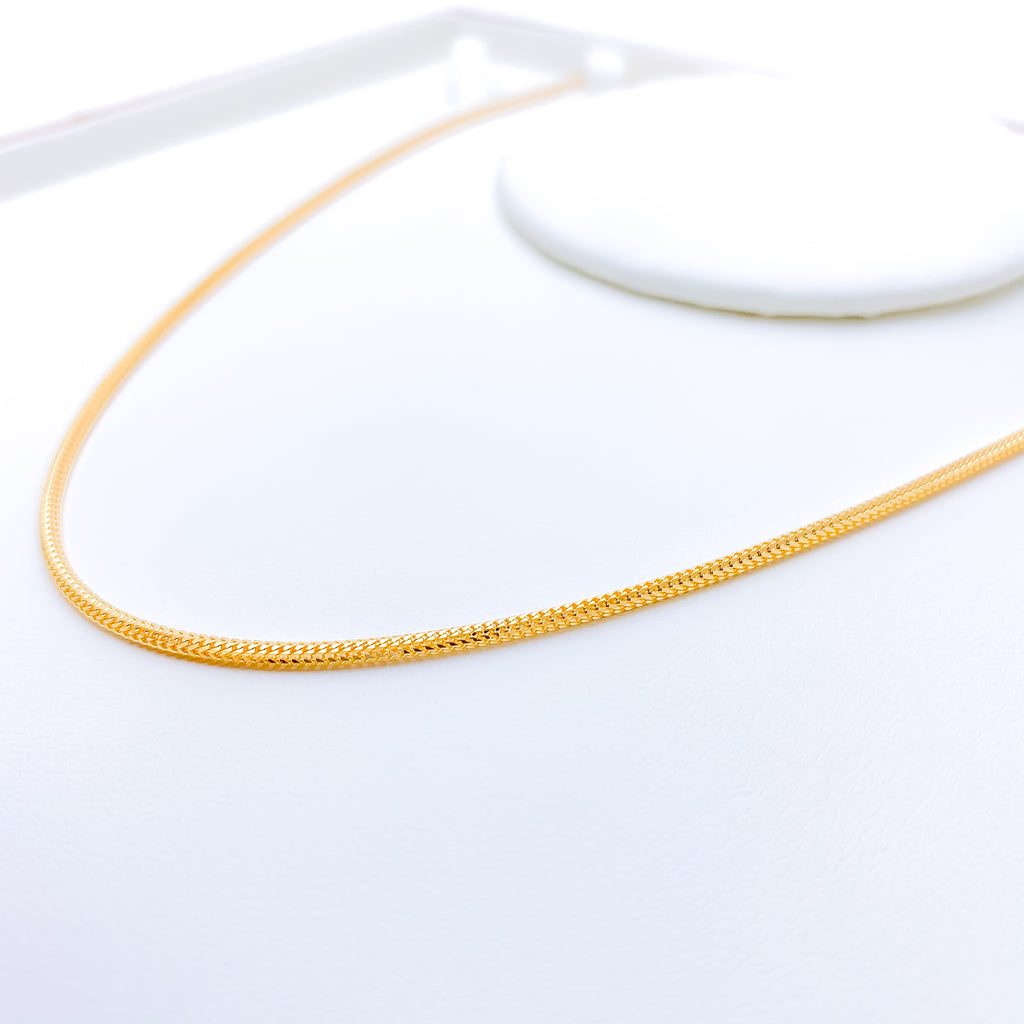 Thin Round Fox Chain - 24" – Andaaz Jewelers