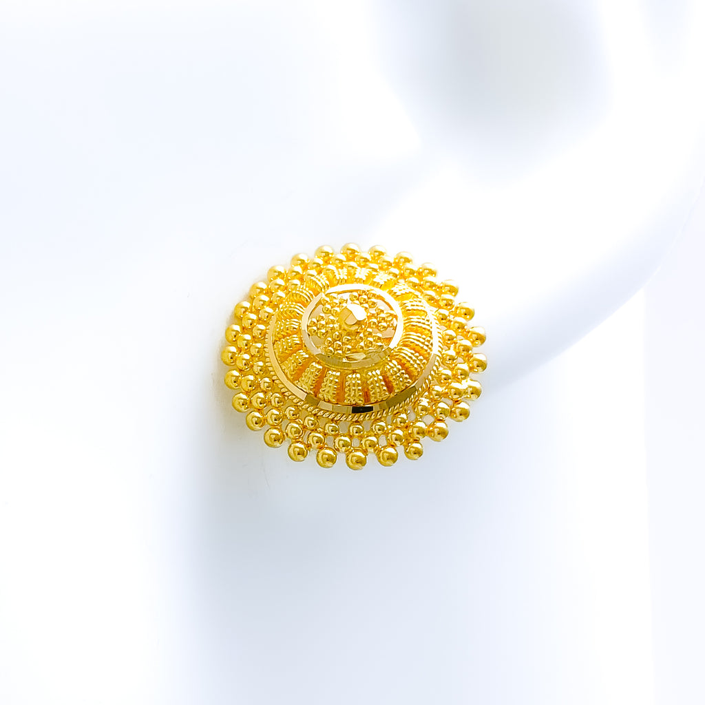 Traditional Gold Earrings Tops