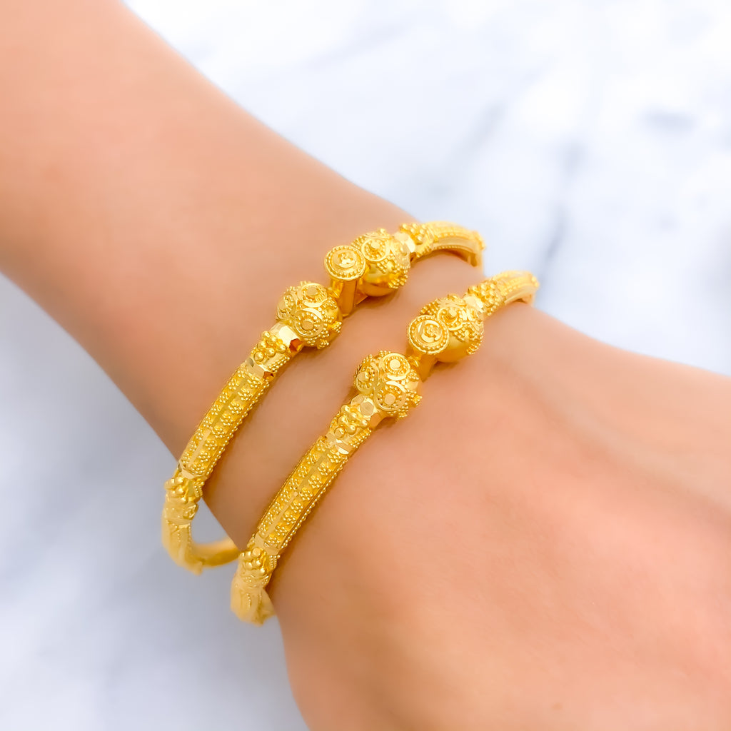 Sleek High Finish Pipe Bangles – Andaaz Jewelers