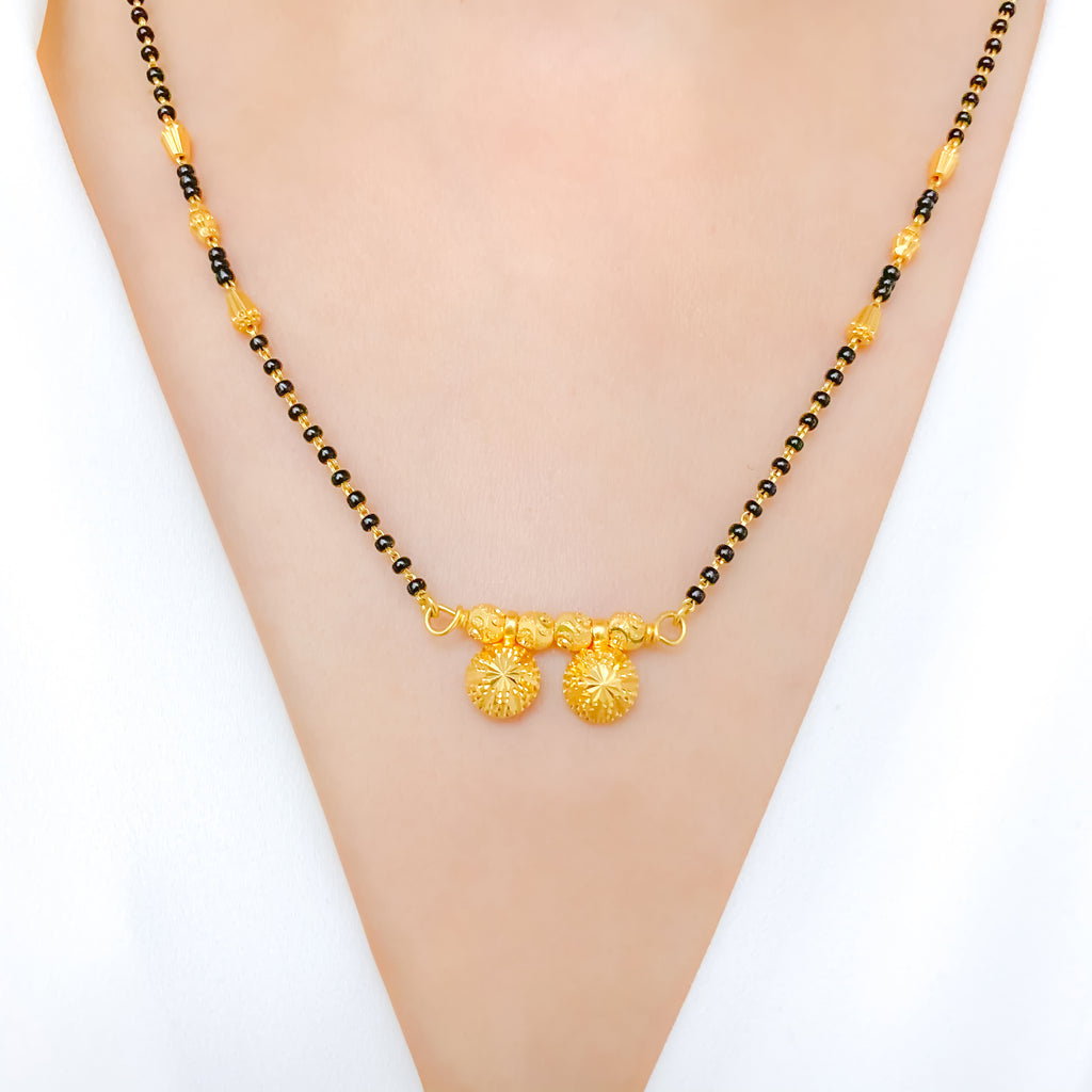 Classic Two Tali Mangalsutra – Andaaz Jewelers