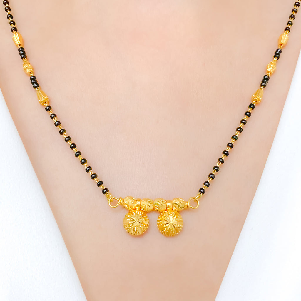 Classic Two Tali Mangalsutra – Andaaz Jewelers