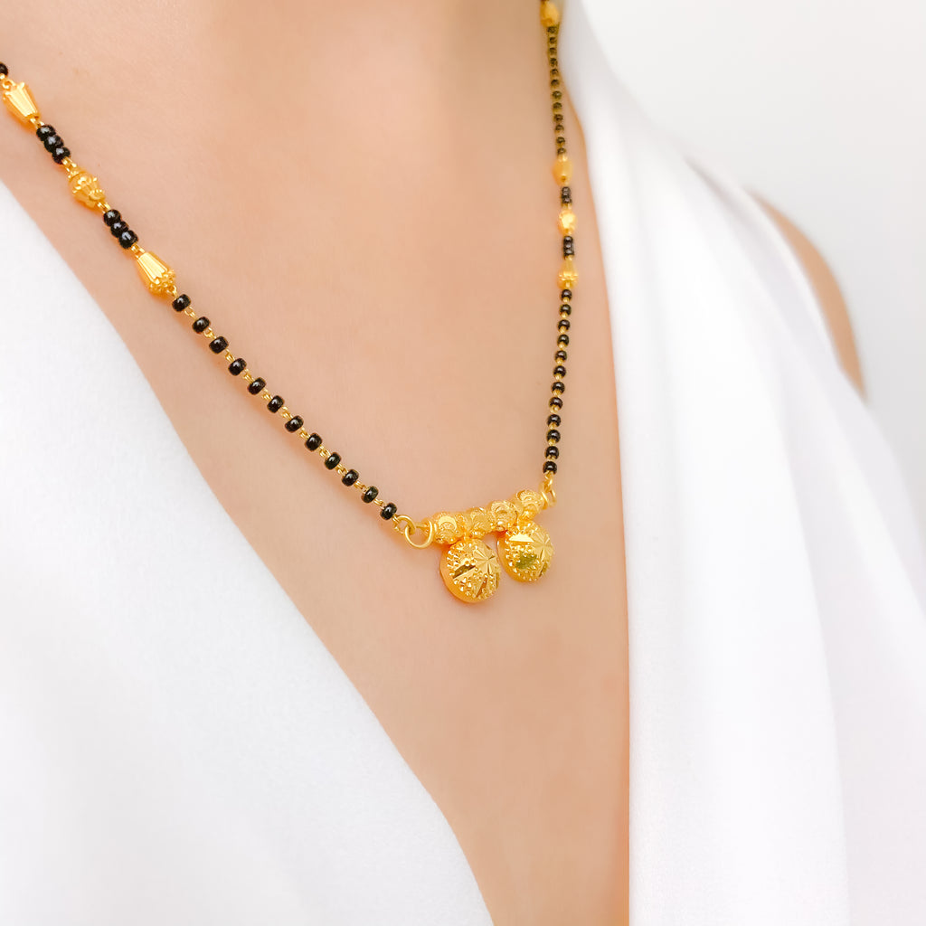 Classic Two Tali Mangalsutra – Andaaz Jewelers