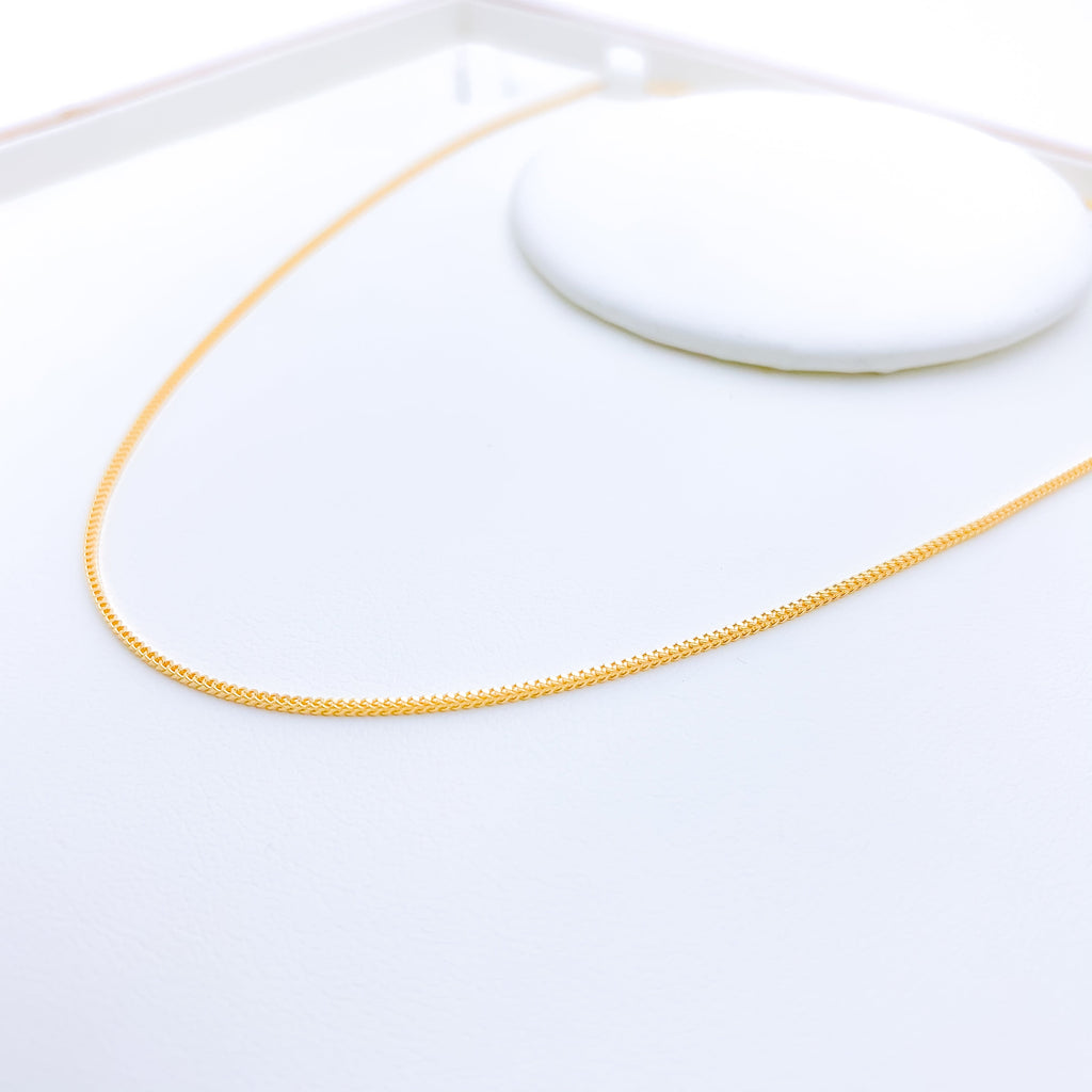 Upscale Thin Classic Fox Chain - 20" – Andaaz Jewelers