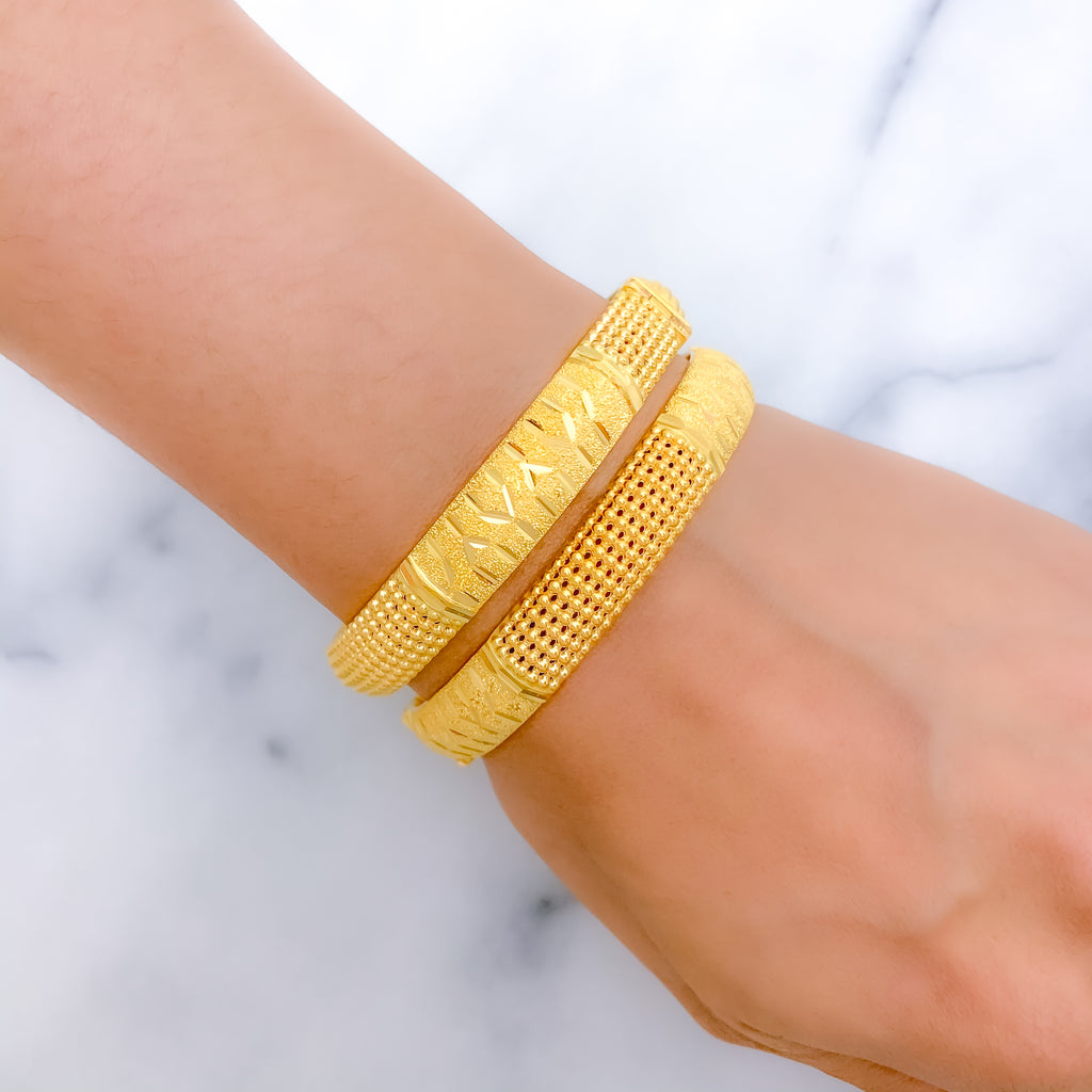 Special Sand Finish Bangles – Andaaz Jewelers