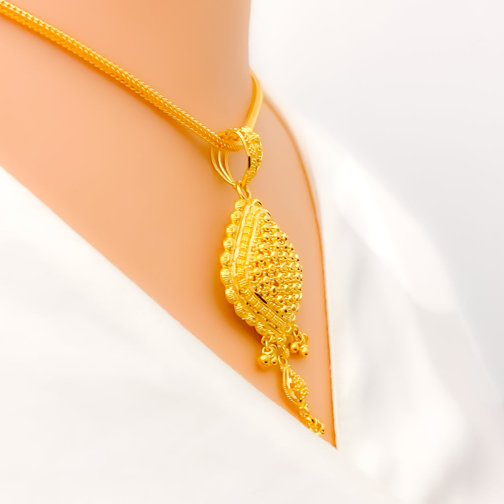 Sparkling Jali Pendant Set – Andaaz Jewelers