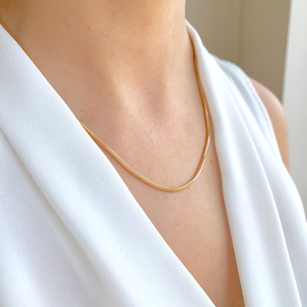 Round Two-Tone Fox Chain – Andaaz Jewelers