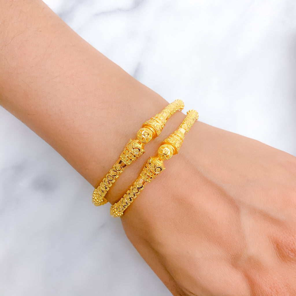 Attractive Pipe Bangle Pair – Andaaz Jewelers