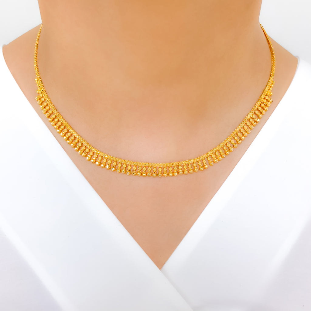 Chic Slender Beaded Choker Set – Andaaz Jewelers
