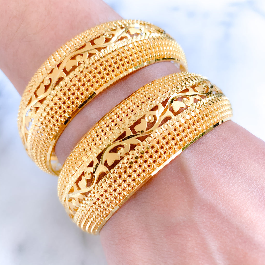 Lightweight Wide Bangles – Andaaz Jewelers