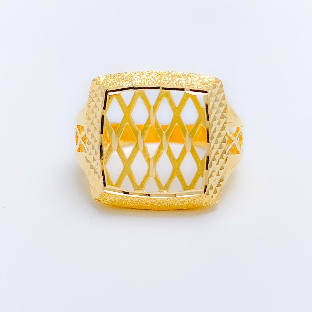 Exclusive Jali Style Men's Ring – Andaaz Jewelers
