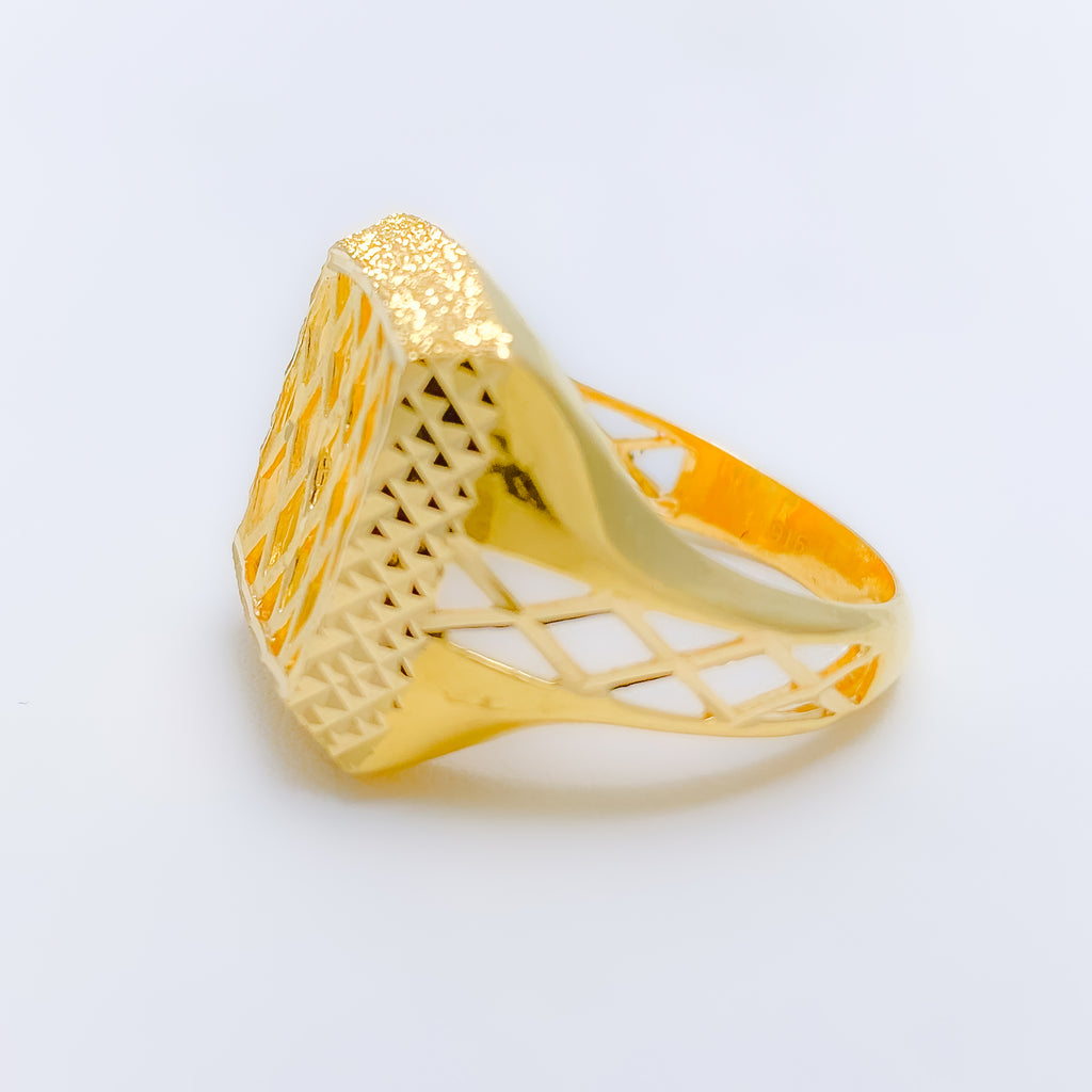 Exclusive Jali Style Men's Ring – Andaaz Jewelers