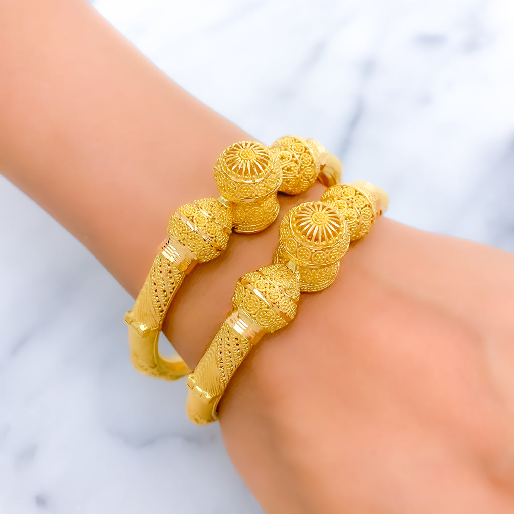 Grand Statement Pipe Bangles – Andaaz Jewelers