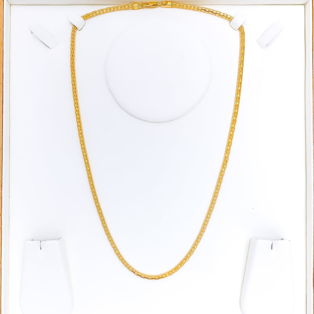 Lavish Wide Gold Chain - 20" – Andaaz Jewelers