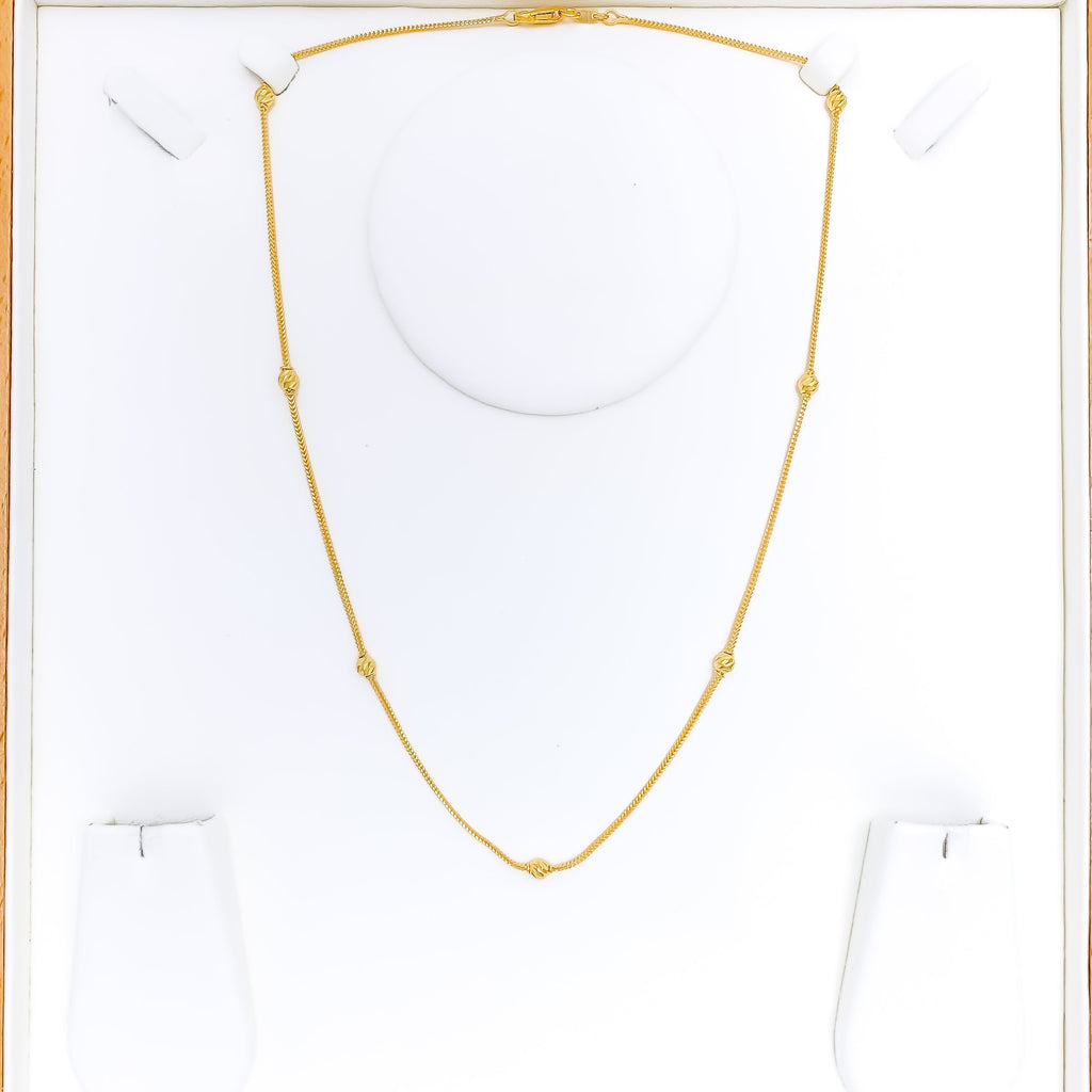 Accented Fox Chain - 18" – Andaaz Jewelers