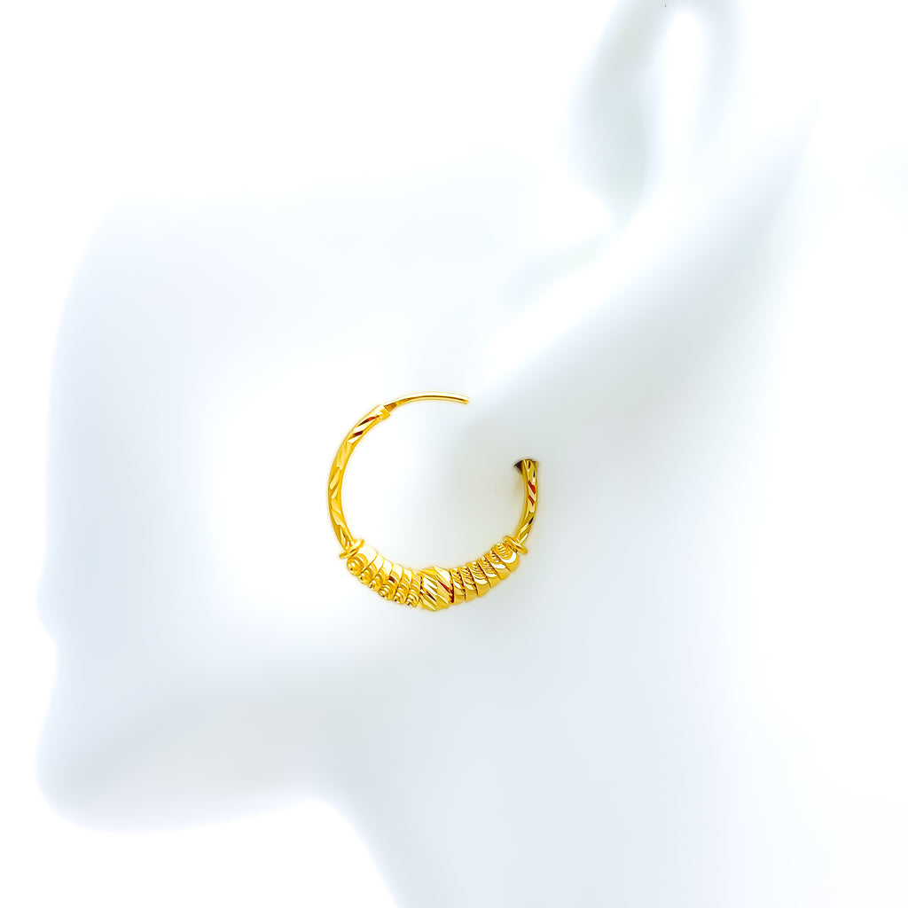 Posh Reflective Draped Bali – Andaaz Jewelers