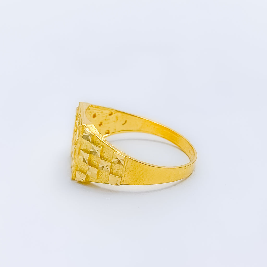 Exclusive Etched Men's Ring – Andaaz Jewelers