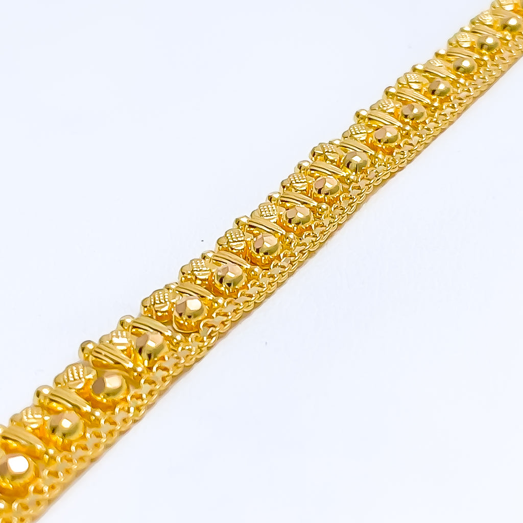 Special Delightful Ornate 22k Gold Anklet – Andaaz Jewelers