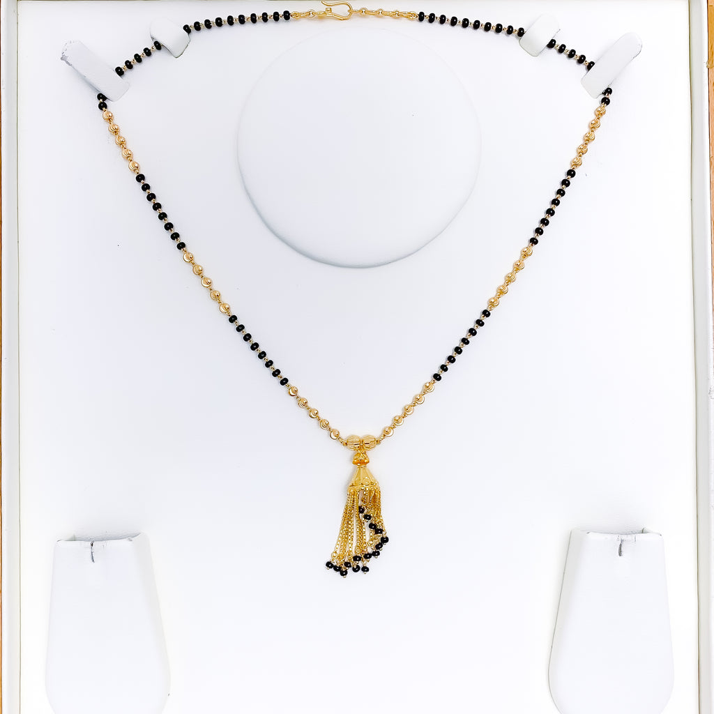 Distinct Curtain Bell Mangal Sutra – Andaaz Jewelers