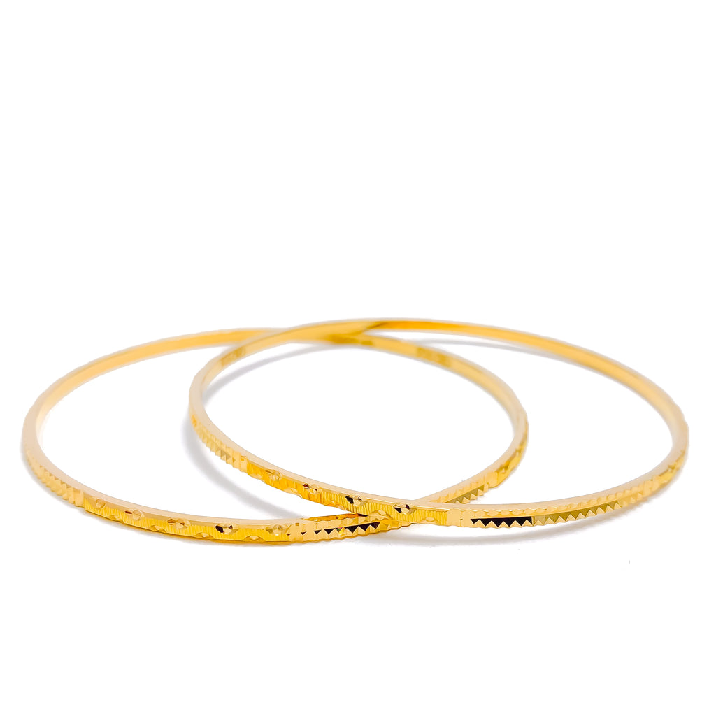 Decorative Sleek Bangles – Andaaz Jewelers