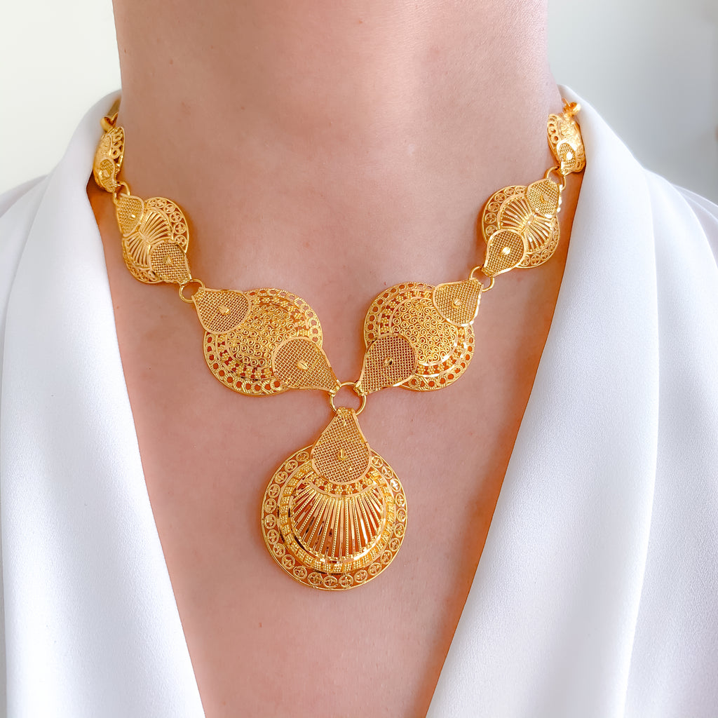 Figiri Finish Necklace Set – Andaaz Jewelers